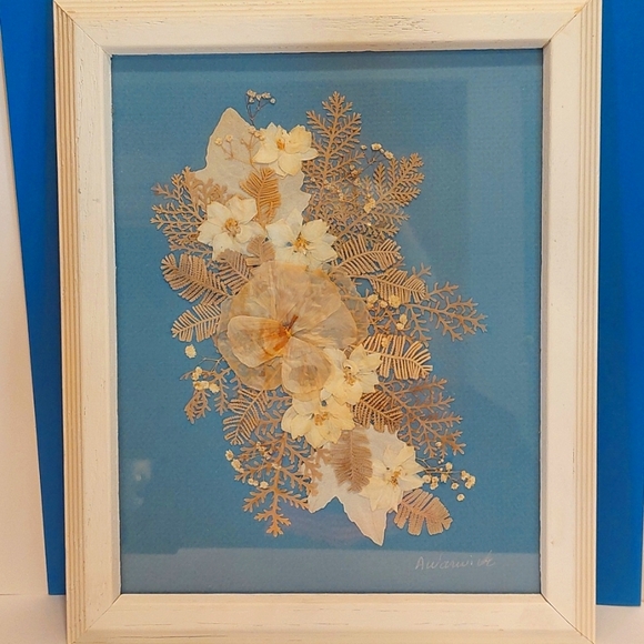 Ann Warwick | Wall Decor | Vintage Pressed Flower Wall Art By Ann ...